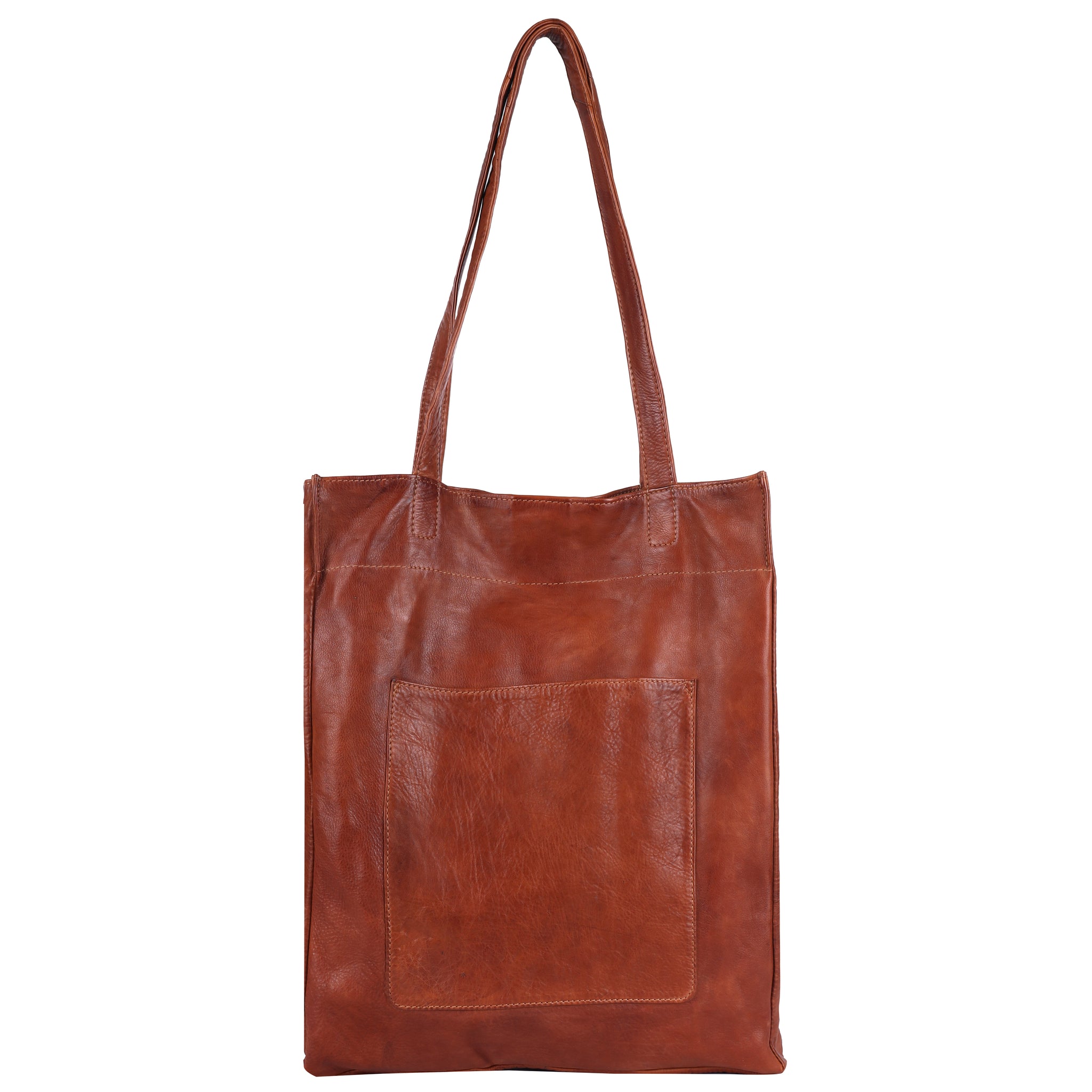 Buy the Margie Leather Tote Bag/Shoulder Bag | Super Soft