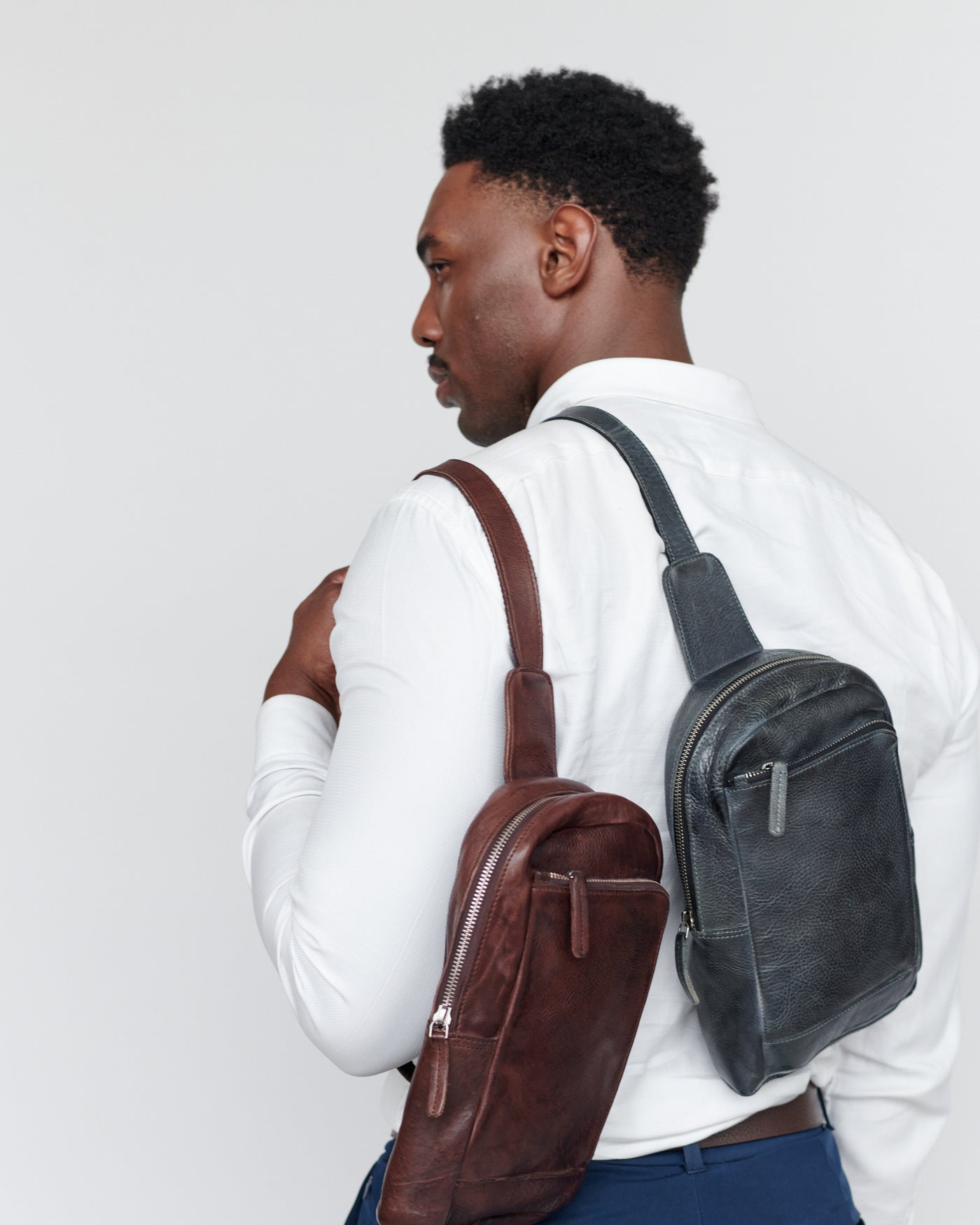 Buy Austin Leather Sling Bag | Multi-Compartment | Latico