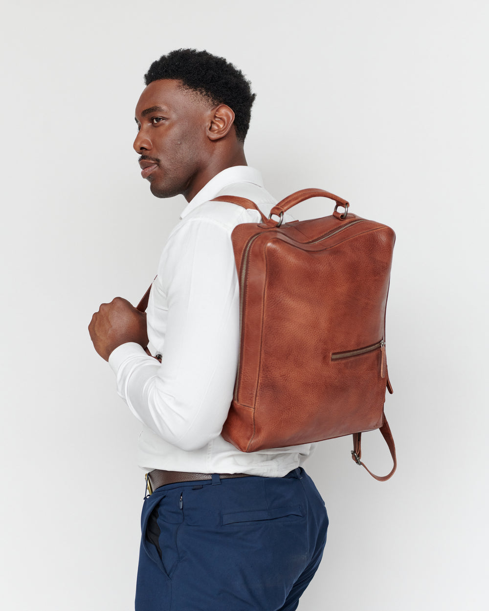 Buy the McKinney Leather Backpack | Sleek and Stylish