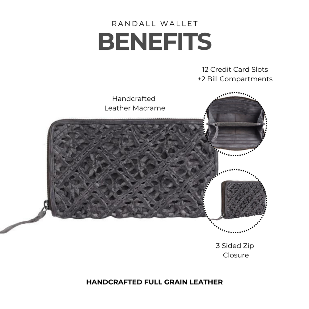 Buy The Randall Leather Wallet | Refined Boho-Glam