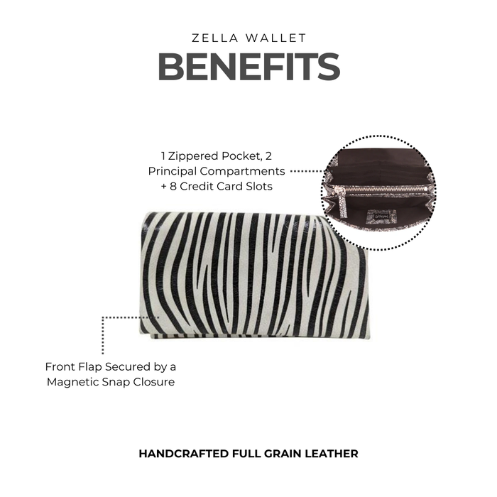 Buy A Zella Leather Wallet | Carries Cards, Cash & Phone