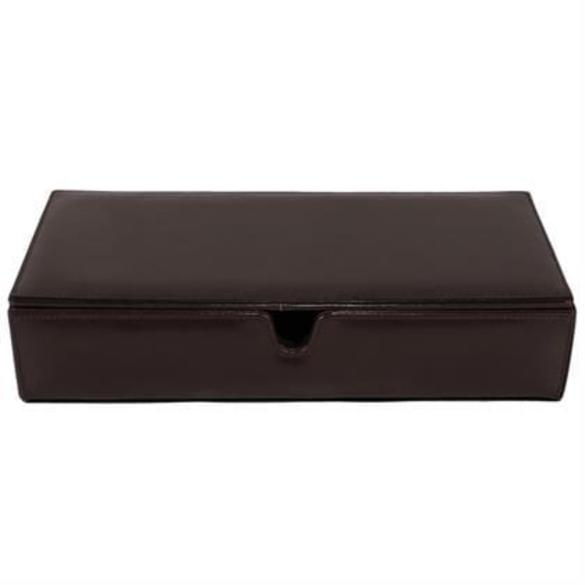 Buy Leather Desk Box (Lg) | 4 Compartment Storage Area