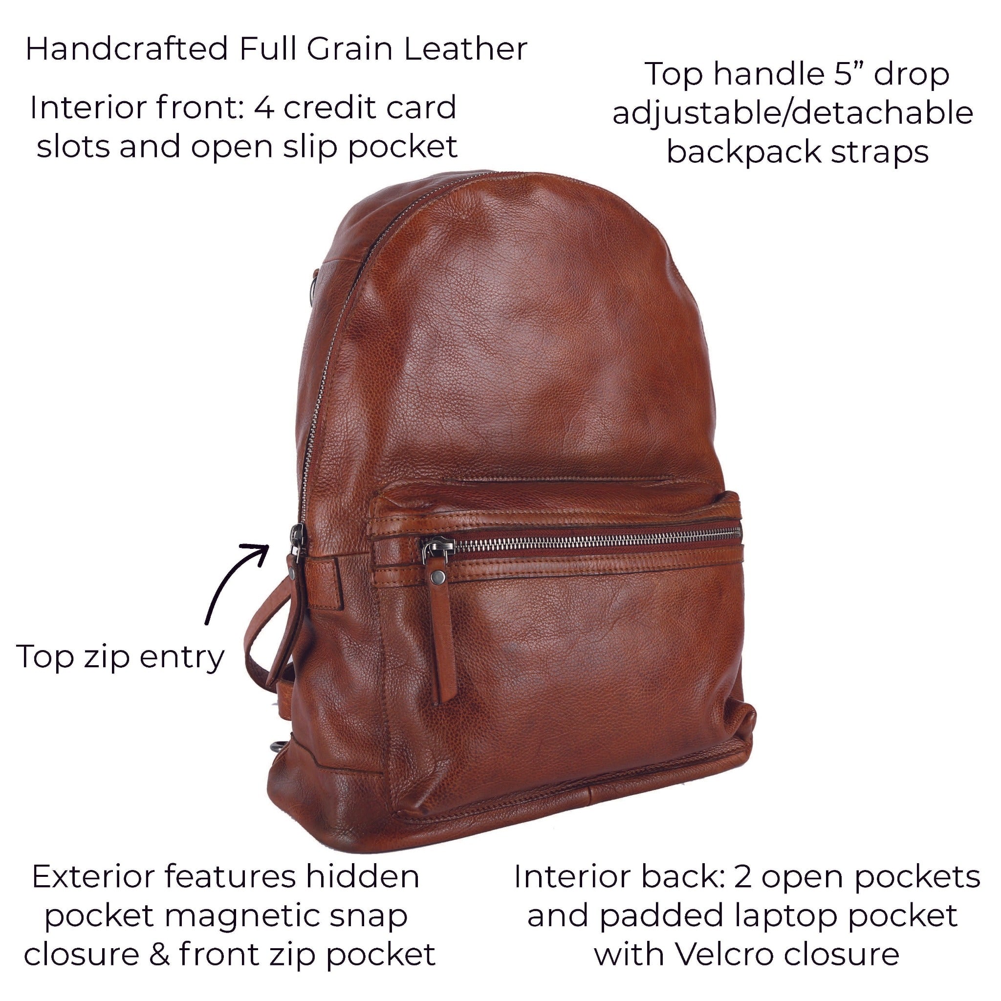 Baxter Backpack/Crossbody – Latico Leathers