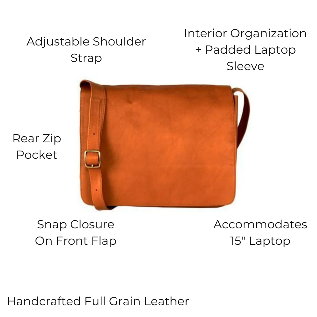 Yosemite Laptop Messenger Bag-Large – Latico Leathers